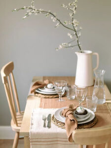 Create a Neutral Easter Tablescape